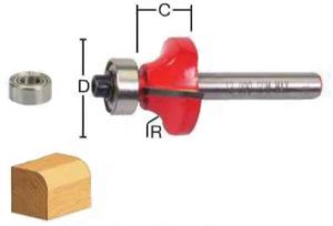 fraise quart de rond | Fraise Défonceuse